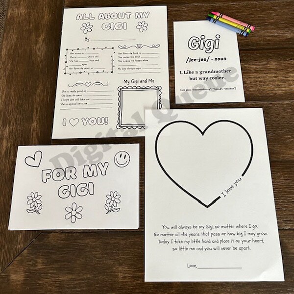 Gigi Poem - Etsy