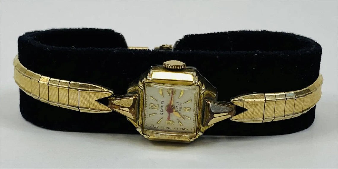 VINTAGE GENDIS GOLD Filled Wind-up Women Watch With Box Paper 17 J - Etsy