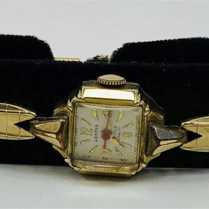 VINTAGE GENDIS GOLD Filled Wind-up Women Watch With Box Paper 17 J - Etsy