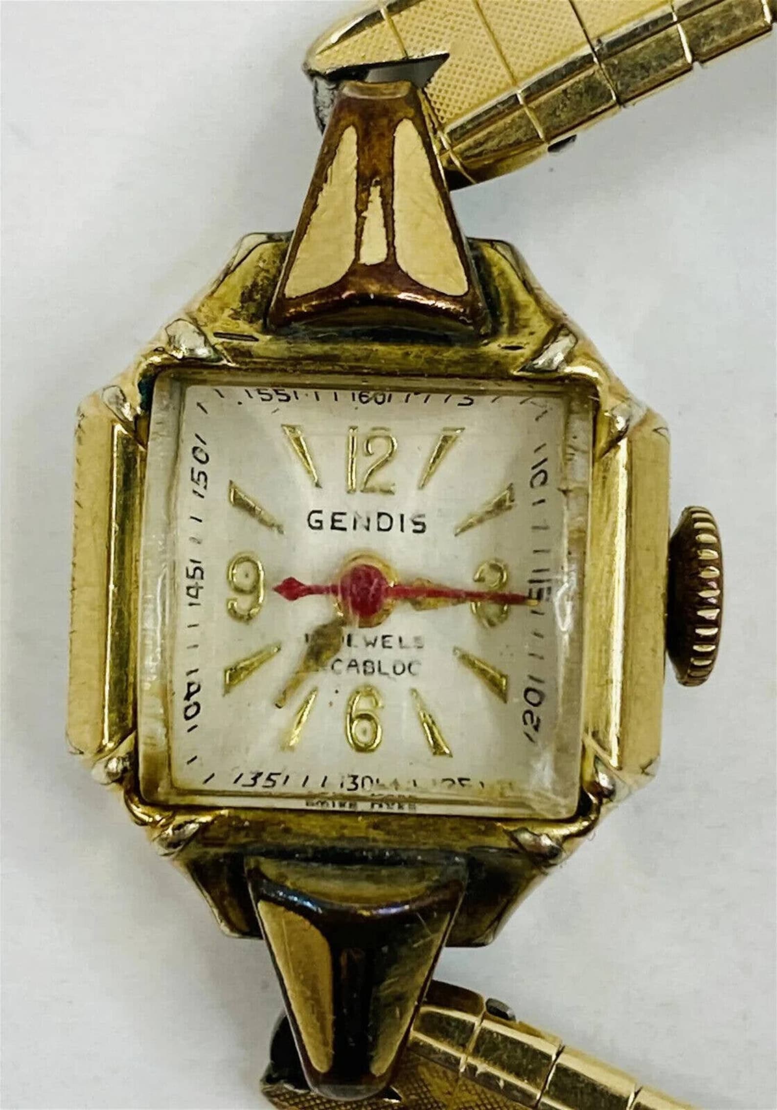 VINTAGE GENDIS GOLD Filled Wind-up Women Watch With Box Paper 17 J - Etsy