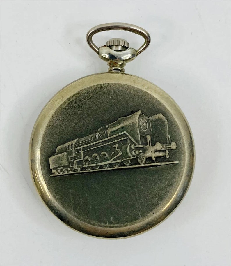 ANTIQUE MARATHON Silver plated 18 Rubies Pocket Watch With Box - Etsy