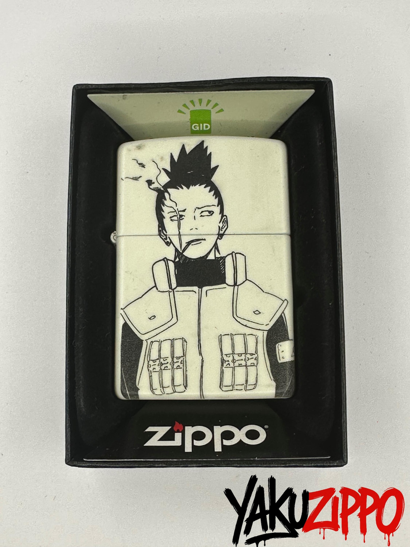 Custom Shikamaru Engraved Anime Zippo Lighter: Glow in the Dark Manga ...