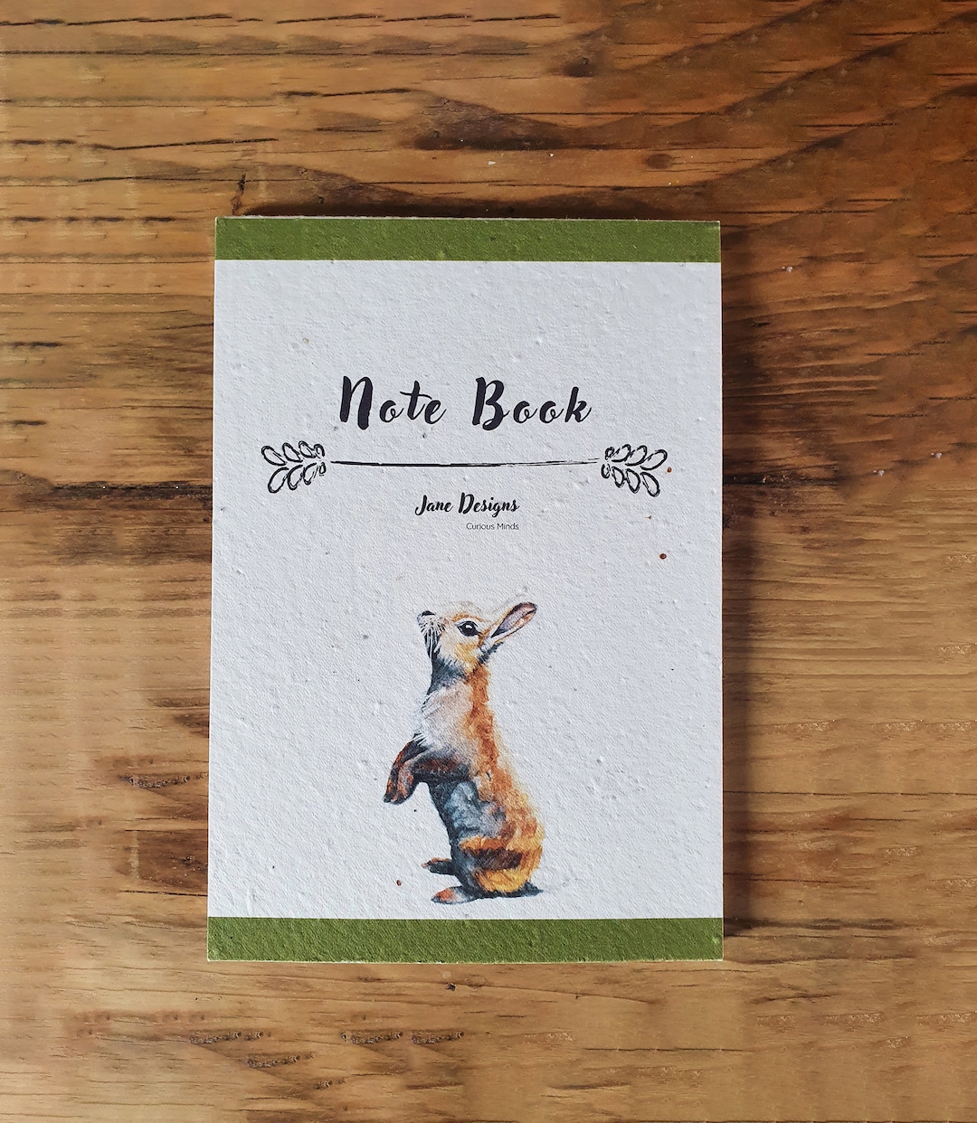 Plantable Seed Paper Notepad | Rabbit Theme | Native Wild Flower | Any ...