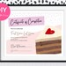 Editable Pastry School Course Certificate of Completion Award for ...