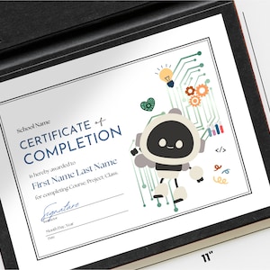 Editable STEM Certificate of Completion | Science, Tech, Engineering ...