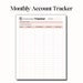 Monthly Budget Tracker Digital Download Expense Tracker Budget Sheet ...