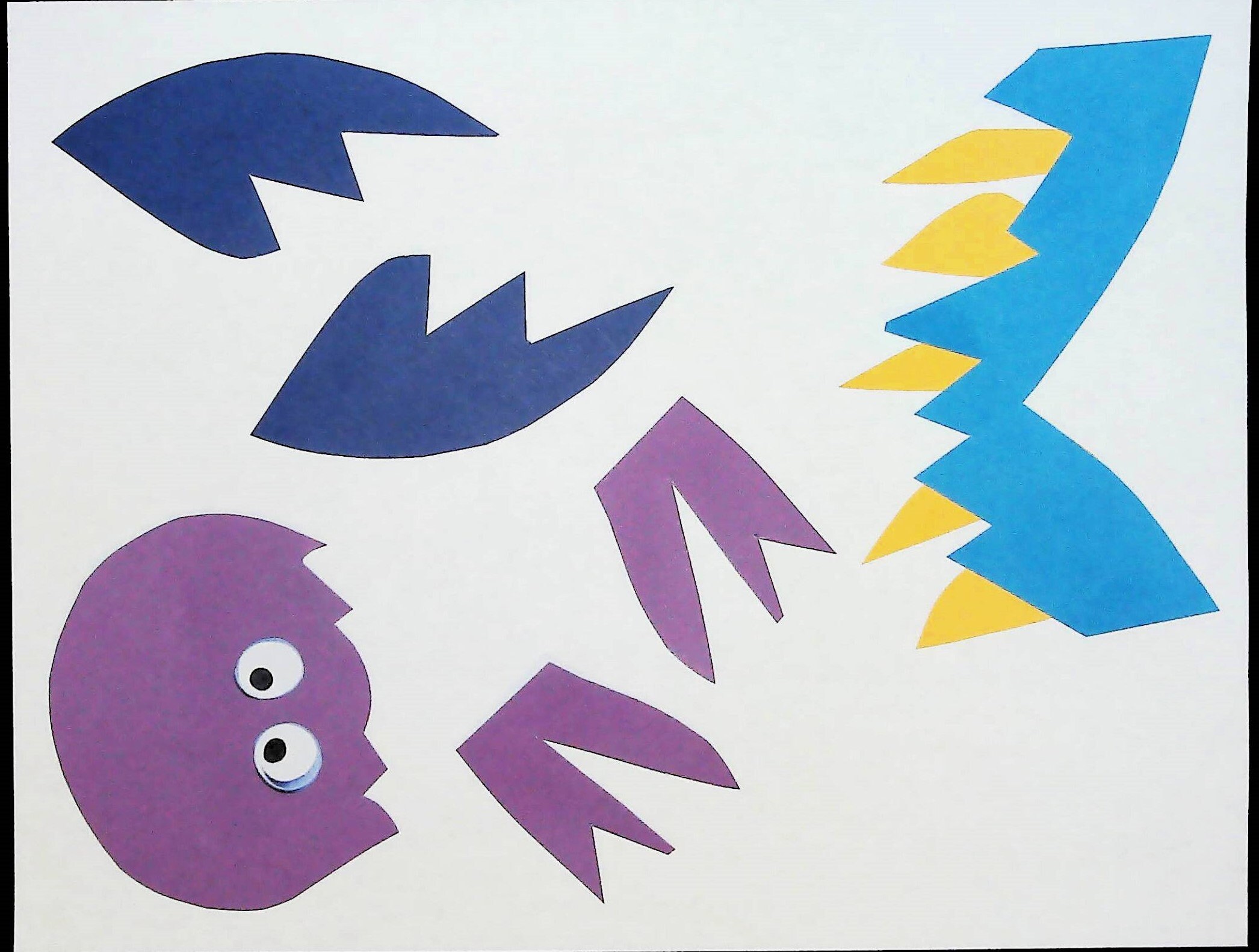 Monster Craft, DIY Monster Picture, Monster Printable, Kids Monster ...