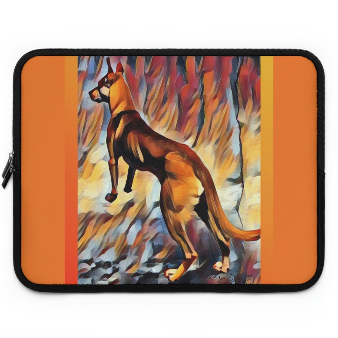 Primitive Dog Art Laptop Sleeve - Etsy