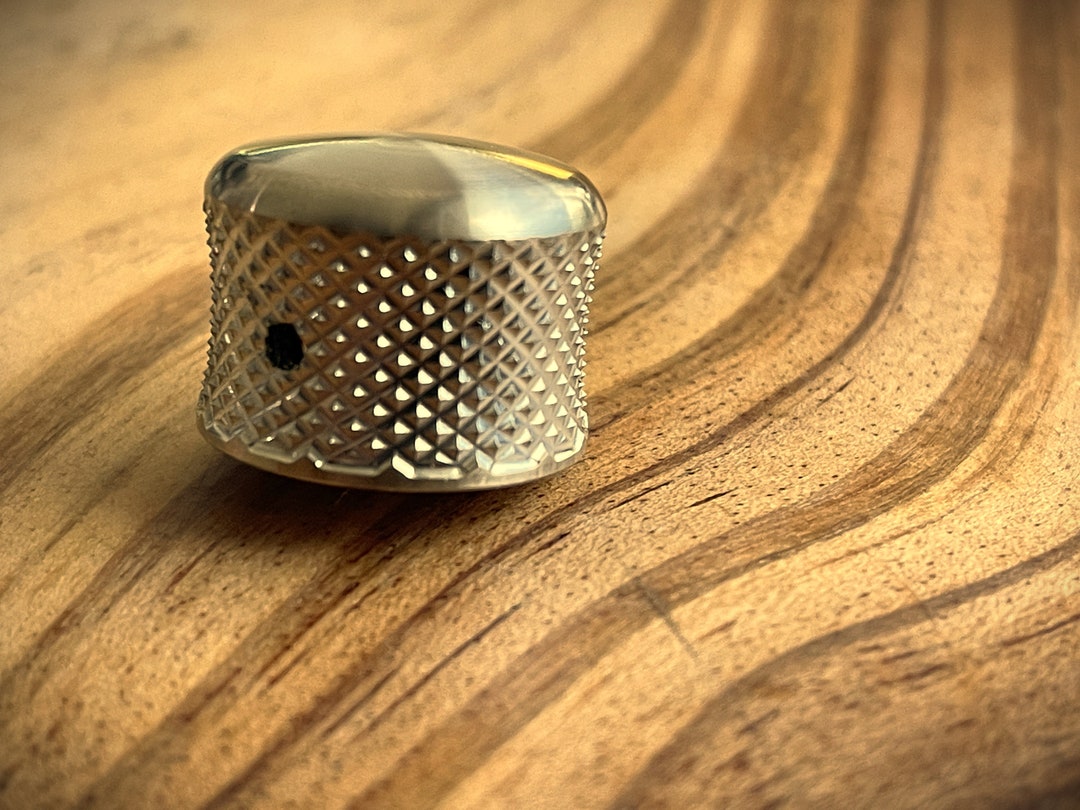 NOW in Solid Brass Guitar Knob CNC Milled Deep Texture, Brass or ...