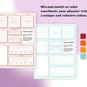 Digital Planner Korean Sticker Pack, PNG, Digital Widget, Digital Post ...