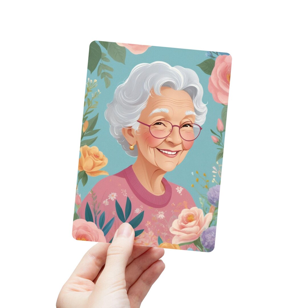 Postcards Pack, Grandmother Birthday Gift, Stationery Present - Etsy