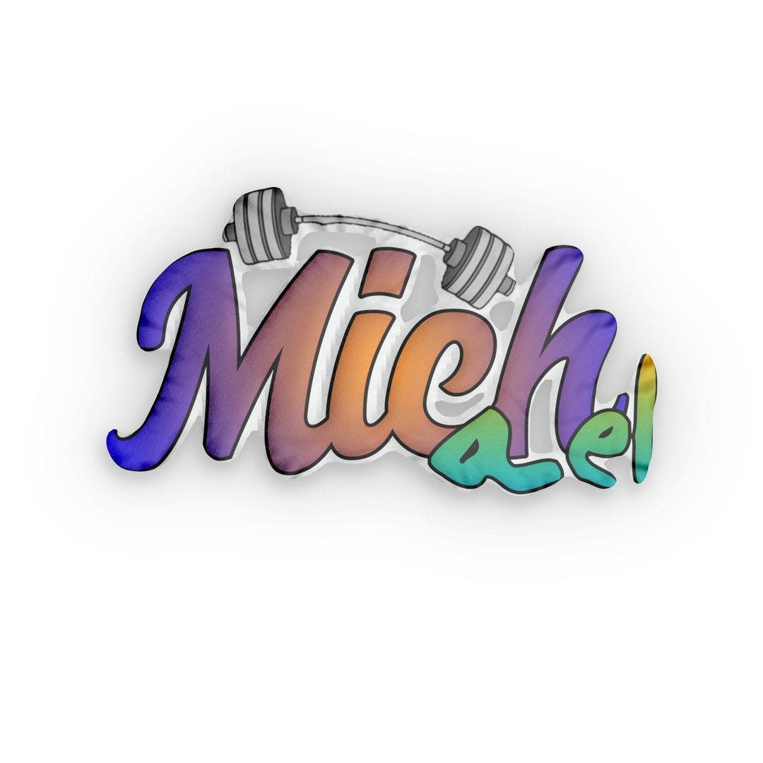 Michael Name, Design Name, Michael Design, Custom Shaped Pillows - Etsy