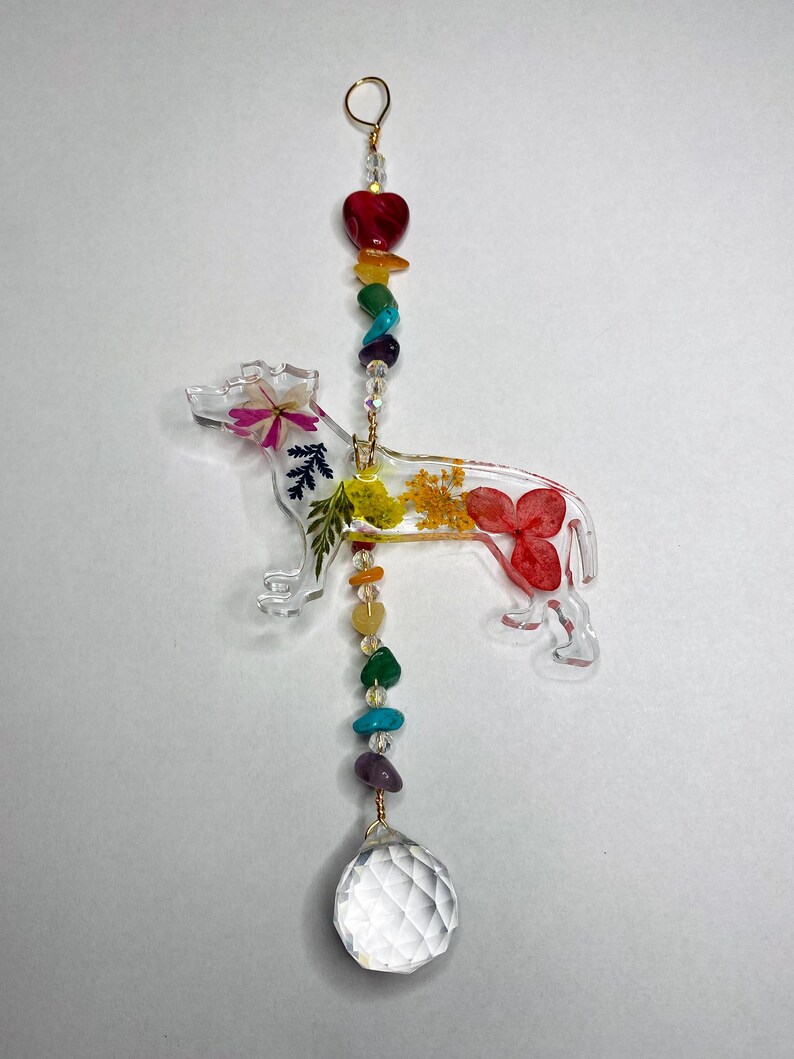 Pitbull Sun Catcher Pet Memorial - Etsy