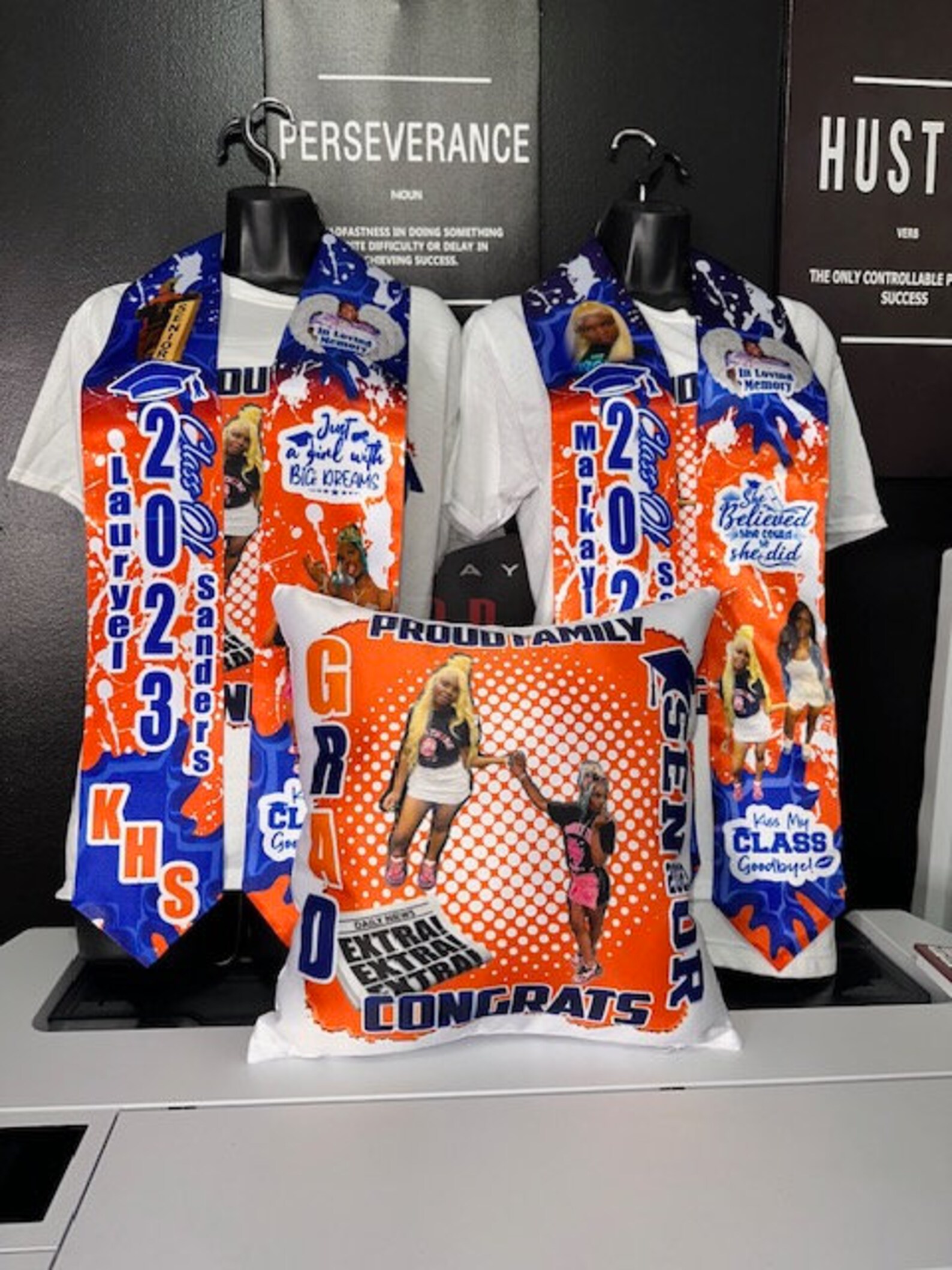 Custom Graduation Stole/ Grad Stole Class of 2024\ Sash/ Class of 2024 ...