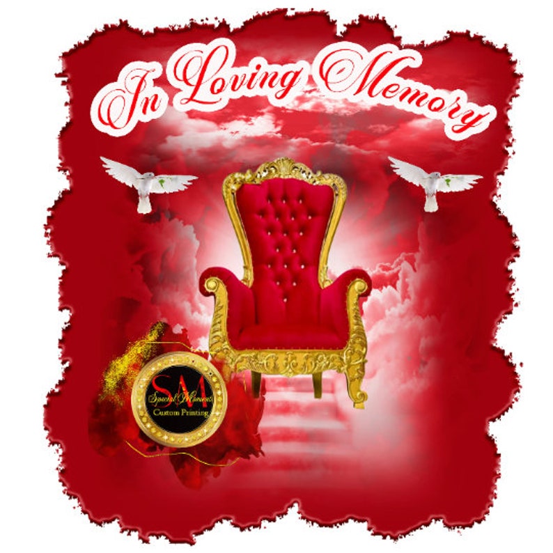 In Loving Memory, PNG Center T-shirt Design, Memorial, RIP Design ...