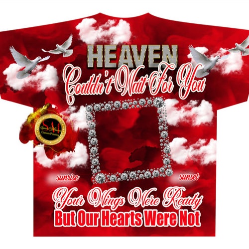 Funeral RIP Memorial Digital Editable Photoshop Template for - Etsy