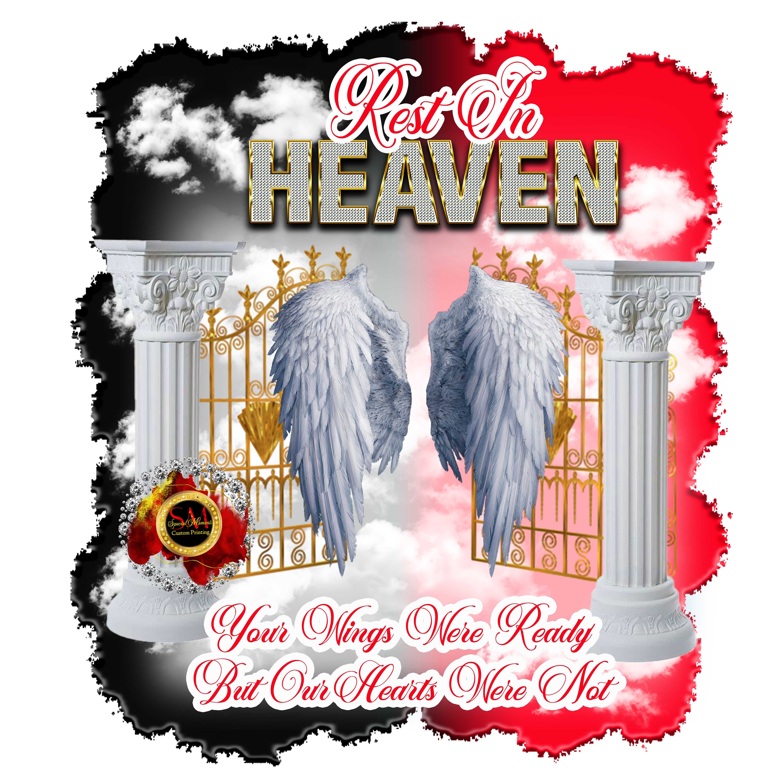 In Loving Memory, PNG Center T-shirt Design, Memorial, RIP Design ...