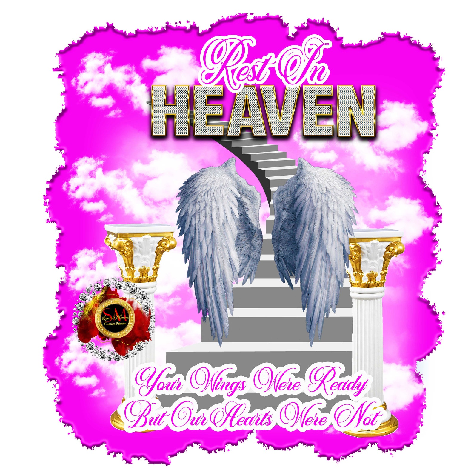 In Loving Memory, PNG Center T-shirt Design, Memorial, RIP Design ...
