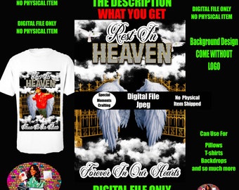 In Loving Memory PNG Center T-shirt Design Memorial RIP - Etsy