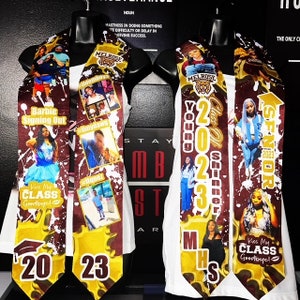 Custom Graduation Stole/ Grad Stole Class of 2024\ Sash/ Class of 2024 ...