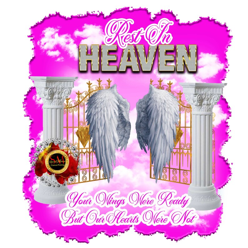 In Loving Memory, PNG Center T-shirt Design, Memorial, RIP Design ...