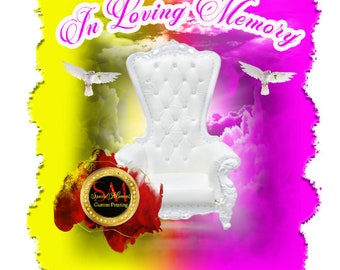 In Loving Memory PNG Center T-shirt Design Memorial RIP - Etsy