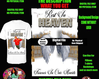 In Loving Memory PNG Center T-shirt Design Memorial RIP - Etsy