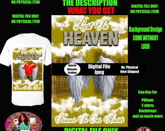 In Loving Memory PNG Center T-shirt Design Memorial RIP - Etsy
