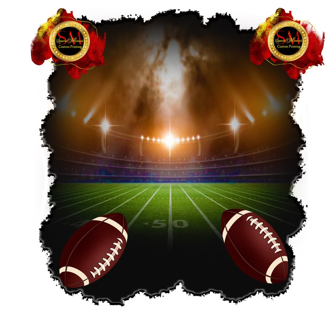 Football PNG Background Design - Etsy