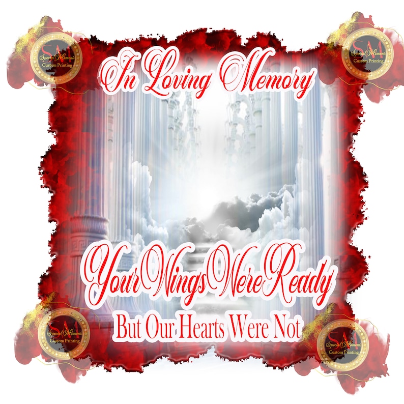 In Loving Memory, PNG Center T-shirt Design, Memorial, RIP Design ...