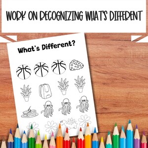 Printable Activity Worksheets for Kids Coloring Pages Whats Different ...