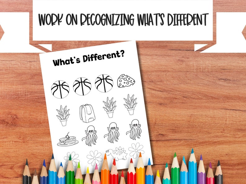 Printable Activity Worksheets for Kids Coloring Pages Whats Different ...