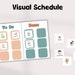 Toddler Schedule Template Editable Schedule for Kids Visual Schedule ...
