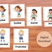 Feelings Flash Cards Emotion Printables Calm Corner Activity Three Part ...