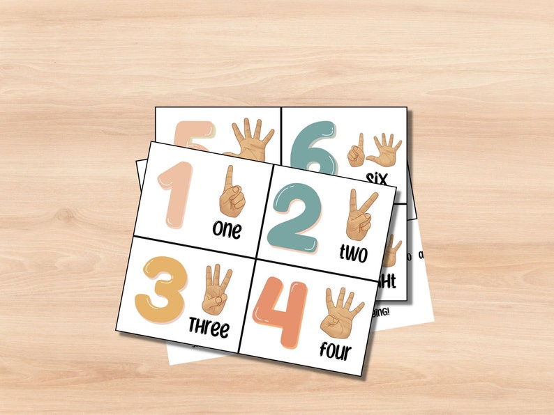 Playdough Mats Counting Flashcards Montessori Activity Toddler Craft ...