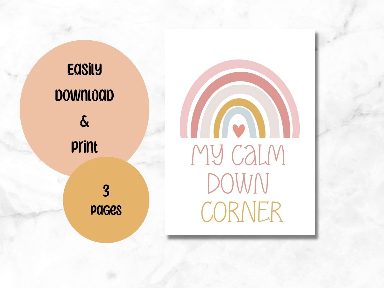Calm Down Corner Toddler Feelings Chart Self Regulation Toddler ...