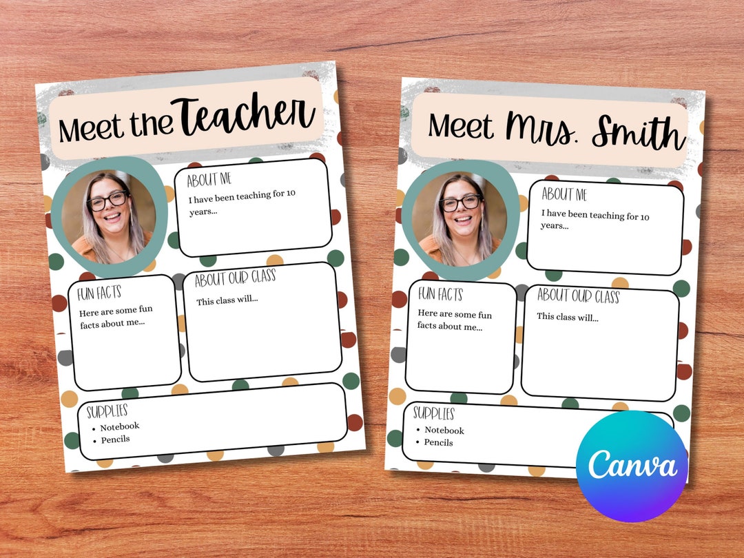 Meet the Teacher Editable Letter Back to School Template for Teachers ...