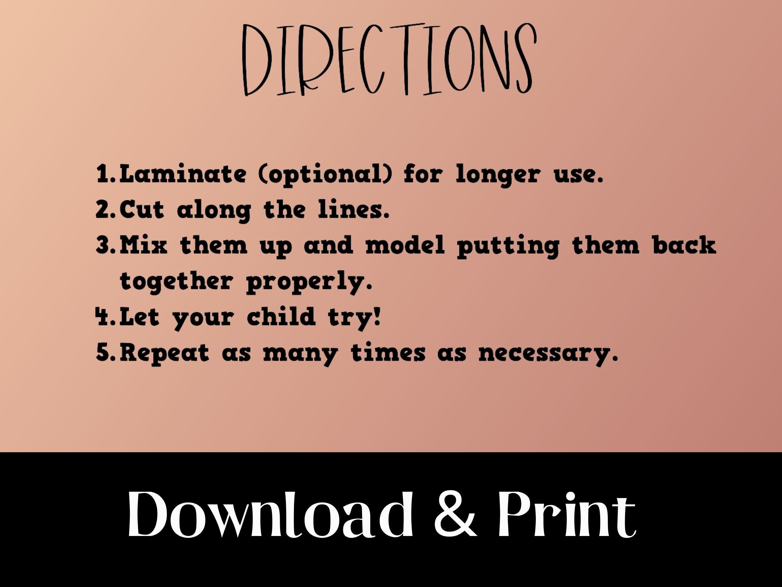Toddler Matching Activity Montessori Printable Toddler Education ...