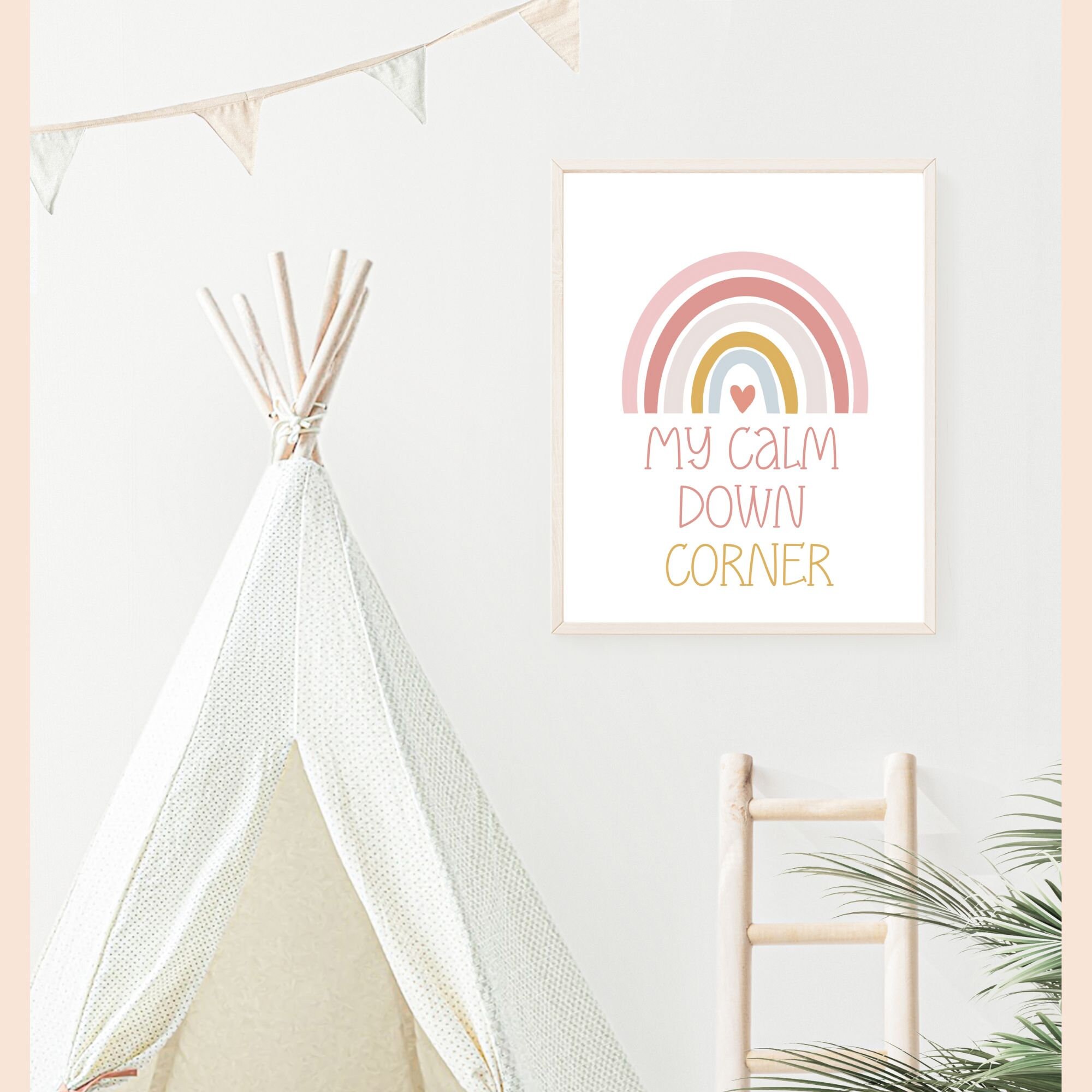 Calm Down Corner Toddler Feelings Chart Self Regulation Toddler ...