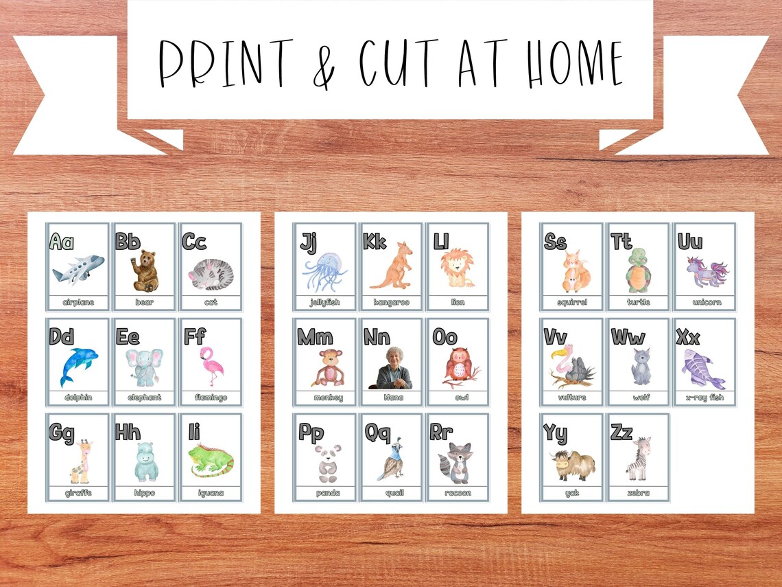 Printable Flash Cards Personalized Flashcards Custom Printable - Etsy