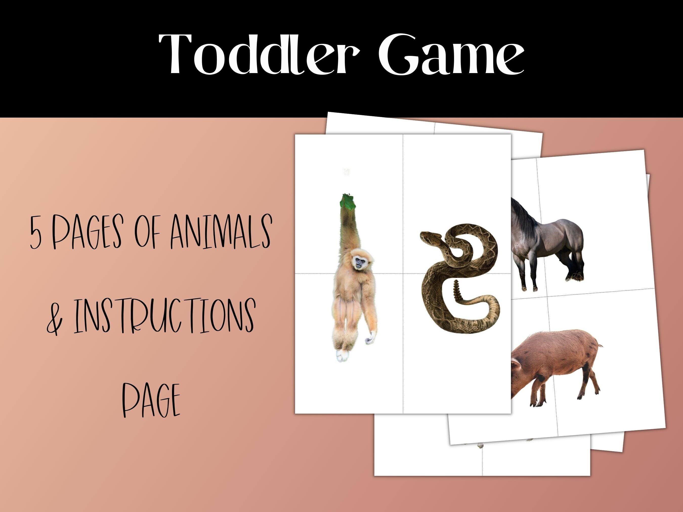 Toddler Matching Activity Montessori Printable Toddler Education ...