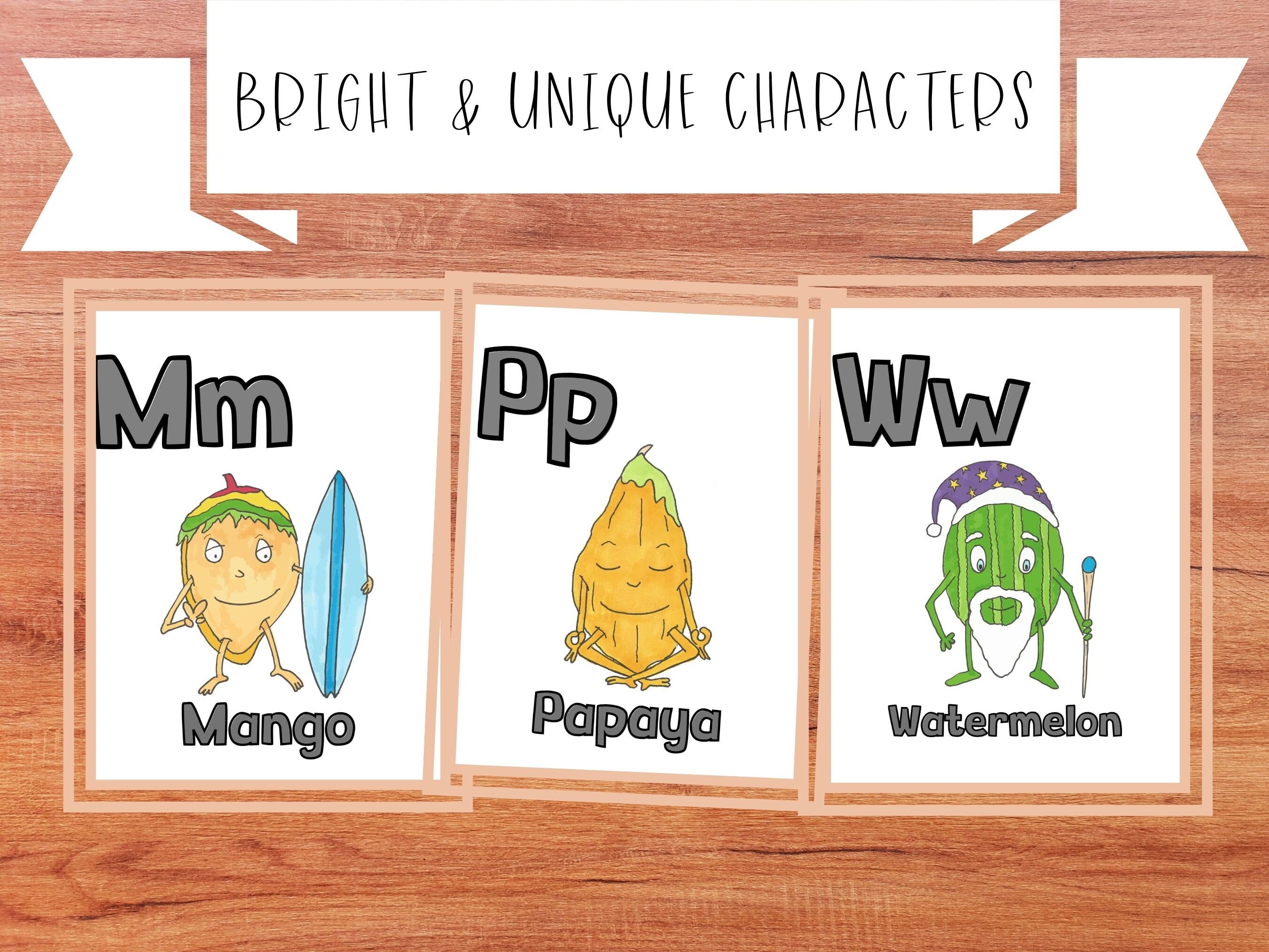 Alphabet Flashcards Montessori Flash Cards Toddler Printables Alphabet ...