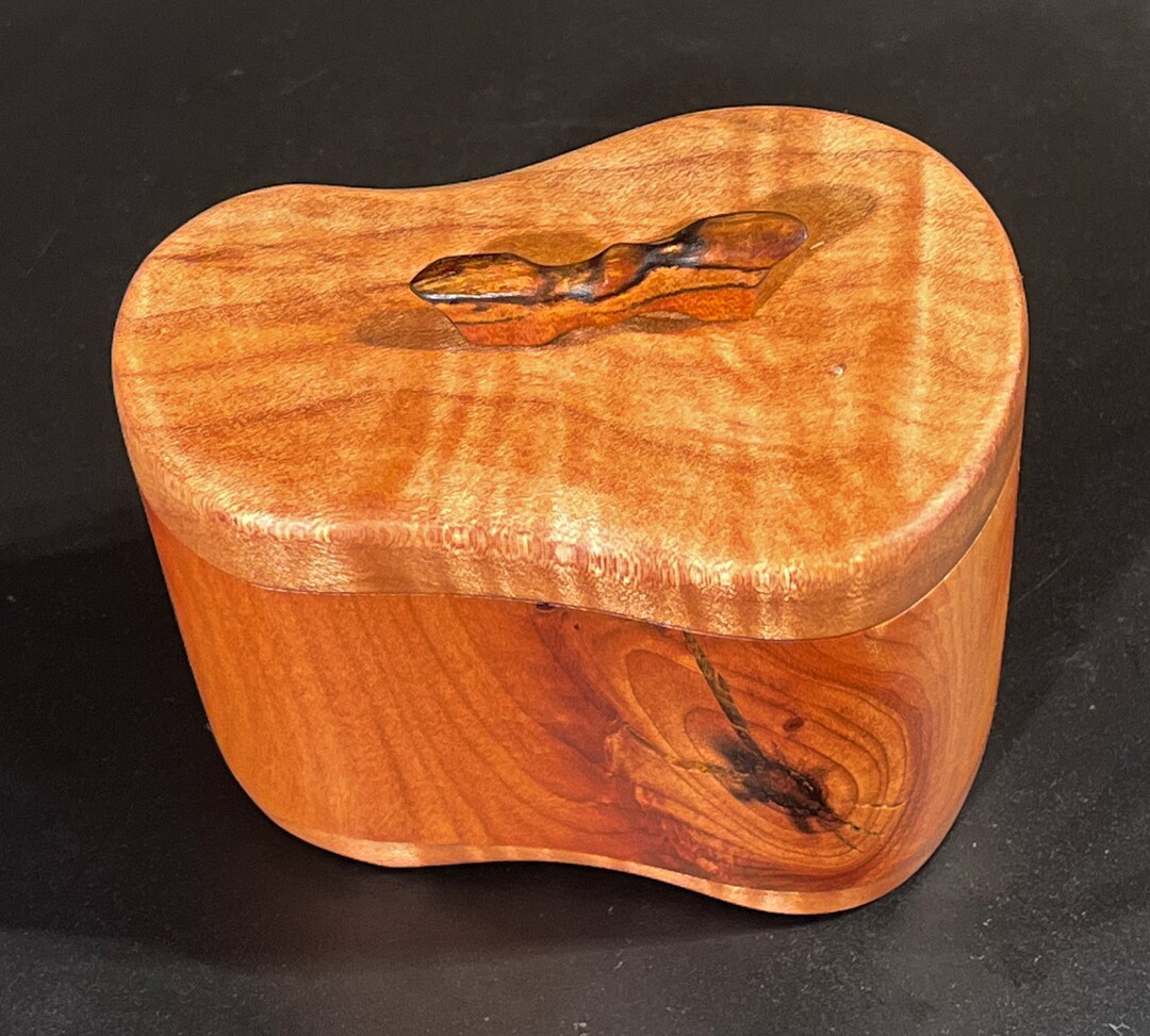 Maple Box With Curly Maple Top - Etsy