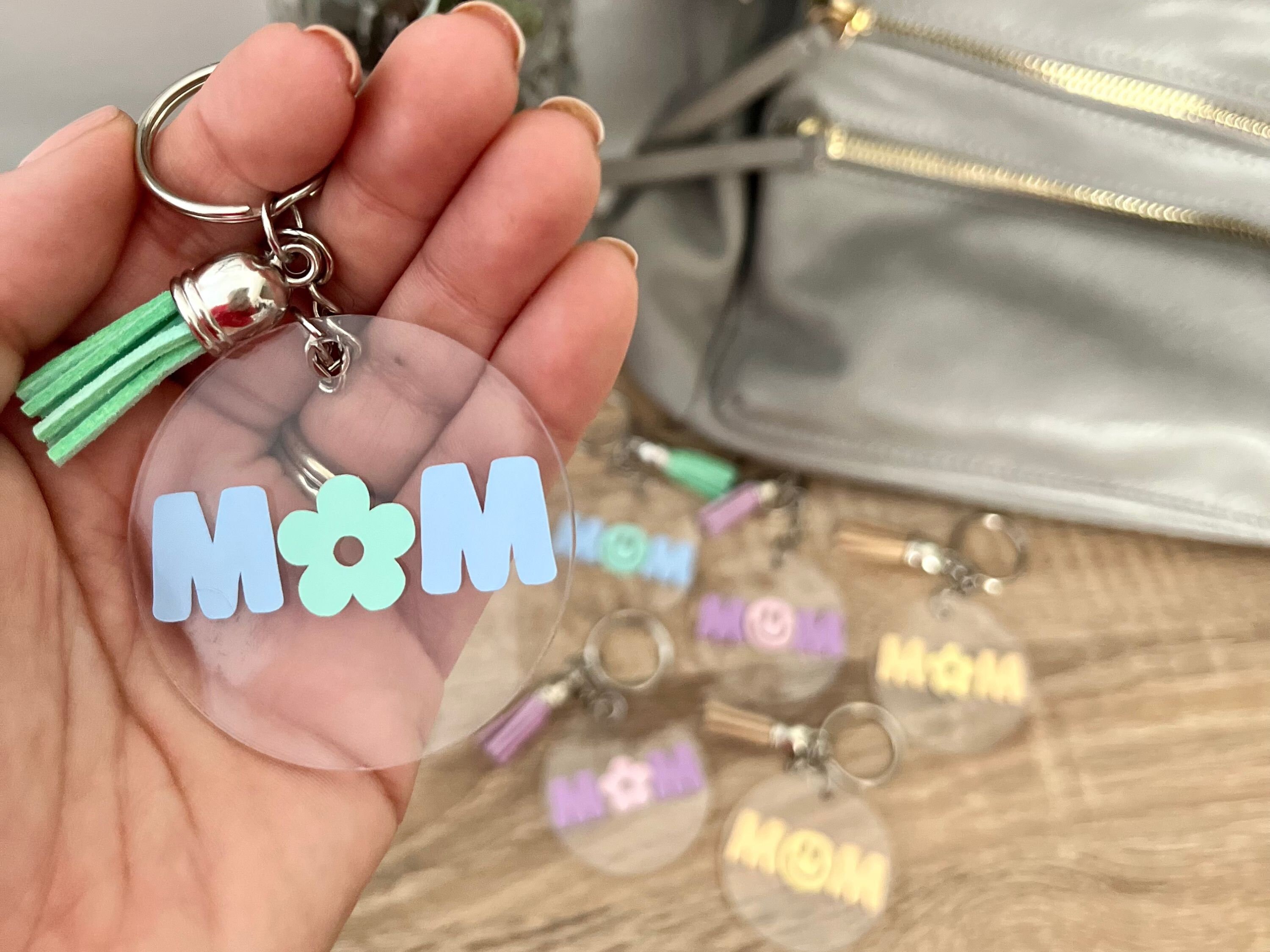 Mom Keychain, Mama Keychain, Mothers Day Keychain, Diaper Bag Keychain ...