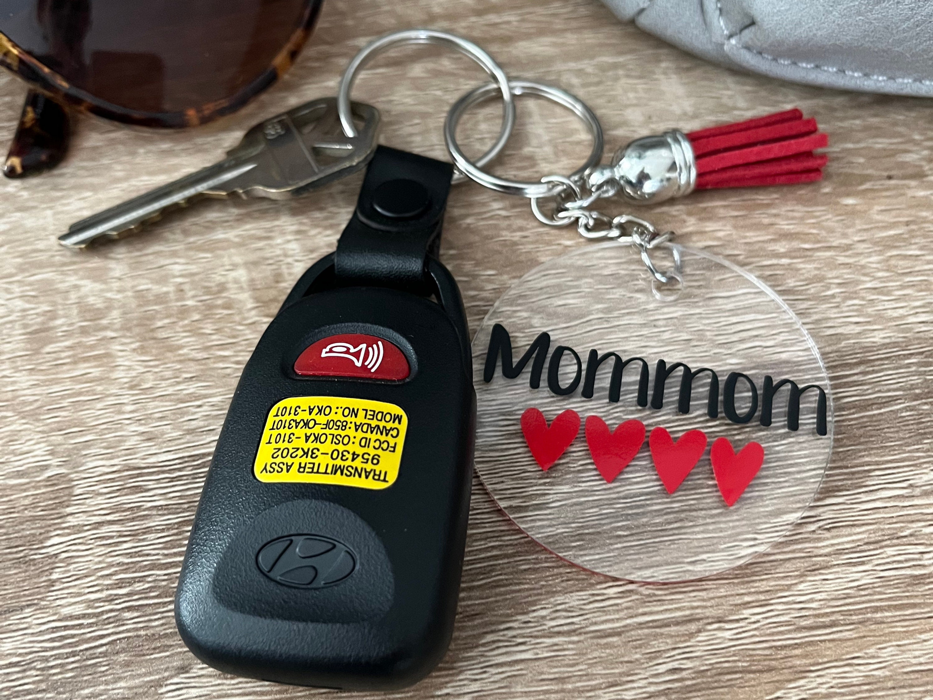 Personalized Grandma Keychain Custom Grandmother Keychain - Etsy