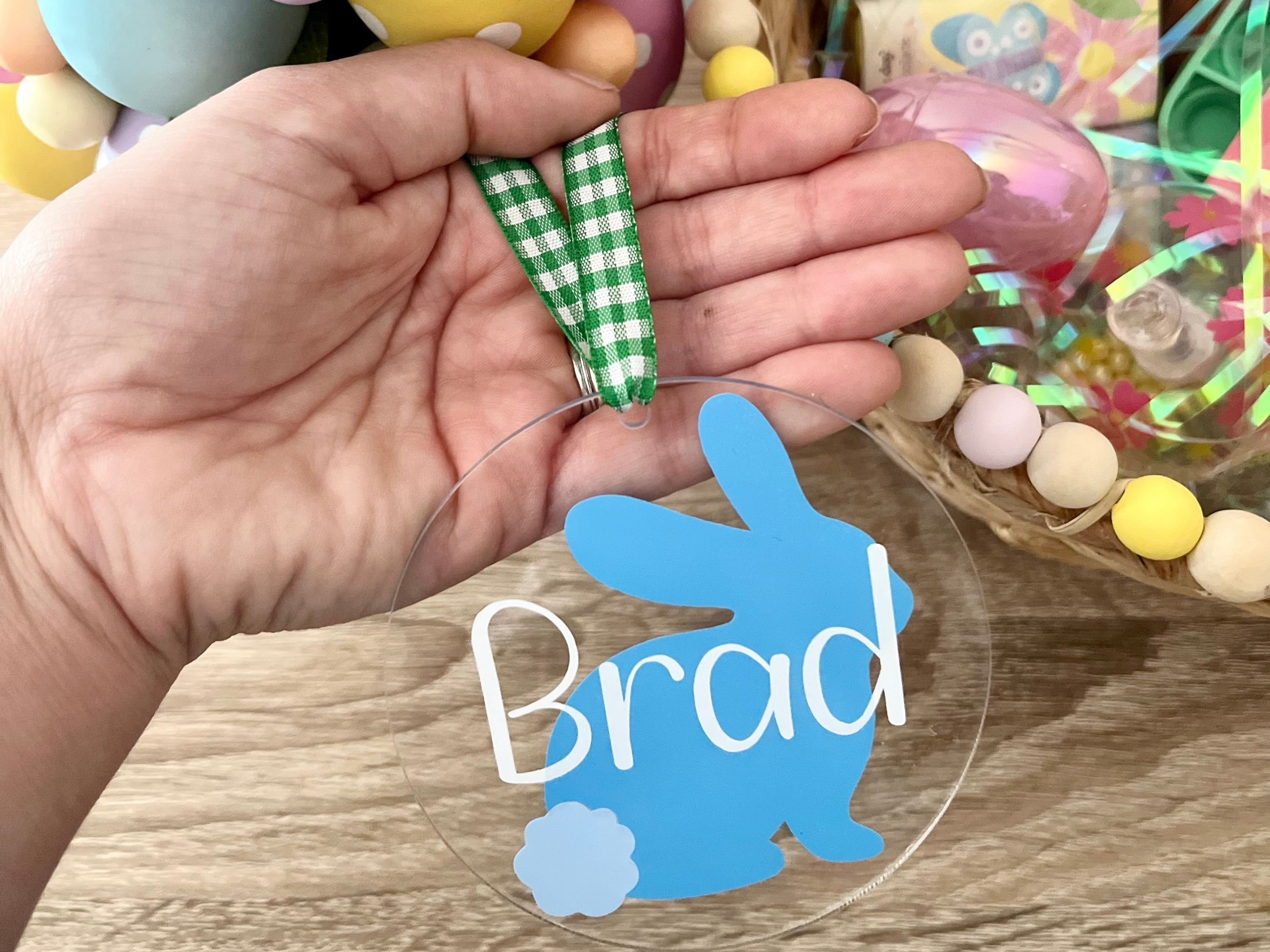 Custom Easter Basket Tags, Personalized Easter Tags, Name Tags for ...