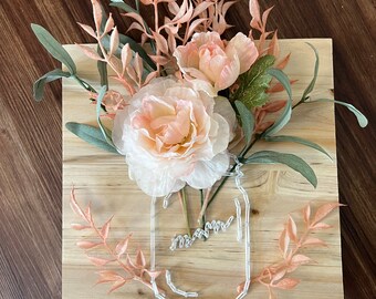 Floral Vase String Art | Handmade Wood Wall Decor | Nursery or Gift - Etsy