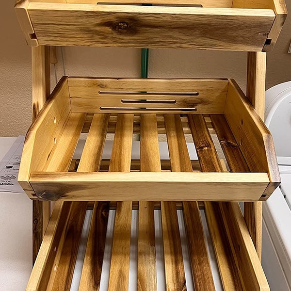 Wood Snack Stand - Etsy