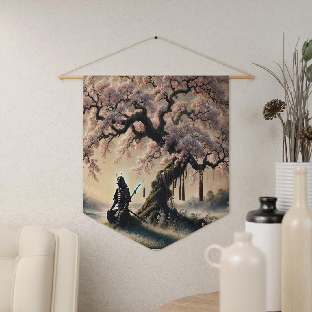 Ninja Pennant Wall Art, Home Decor, Dorm Room Decor, Unique Gift, Zen ...