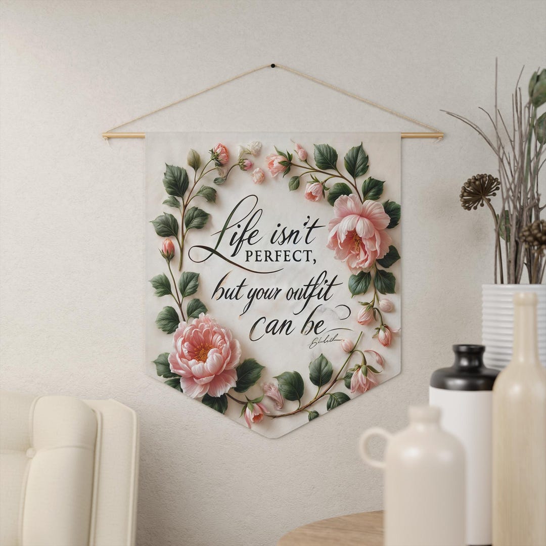 Funny Pennant, Wall Banner, Home Decor, Positive Quote Flag ...